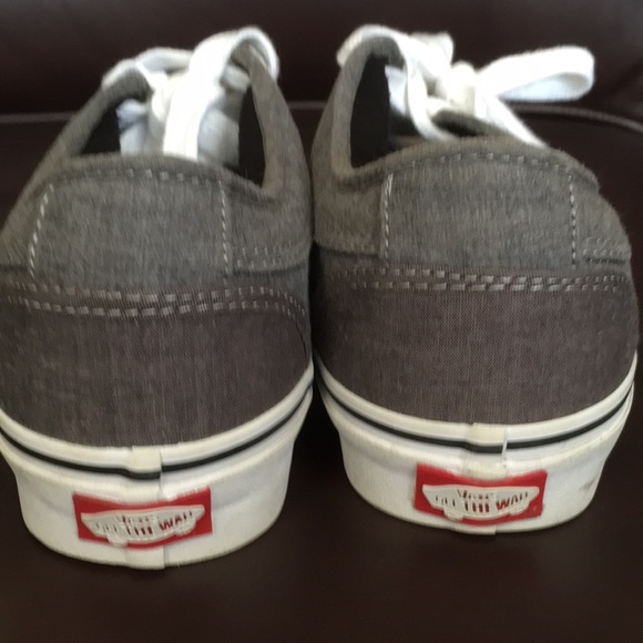 Vans | Shoes | Vans Ultracush Pro Size 65 Euc Gray Tweed | Poshmark